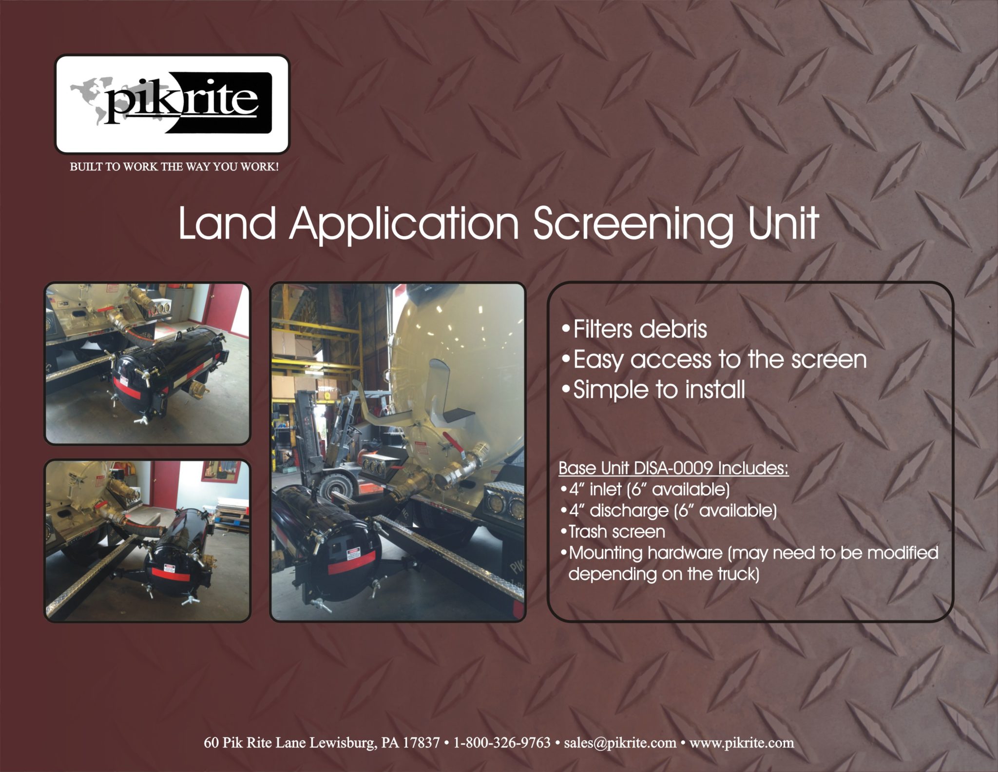 LandApplicationScreeningUnit - Pik Rite